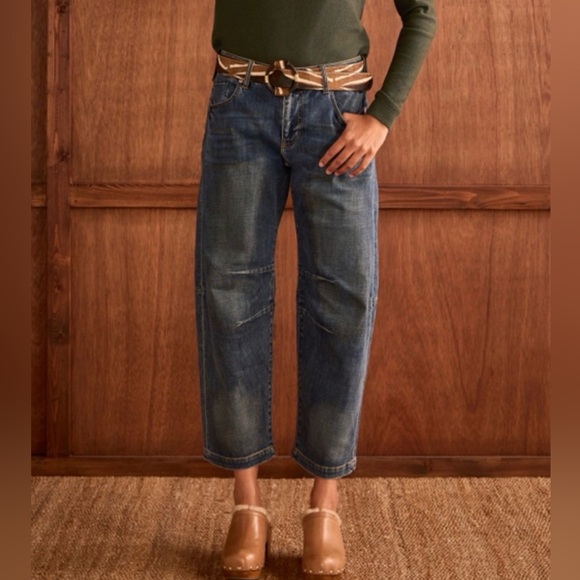 CAbi | Jeans | Cabi Jeans Womens 4 Blue Cooper Style Denim Wash Barrel ...